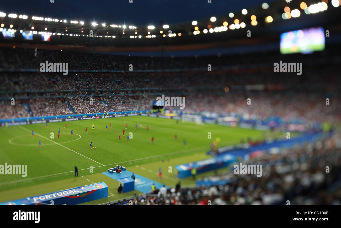A general view of the Stade de France during the UEFA Euro 2016 Final ...