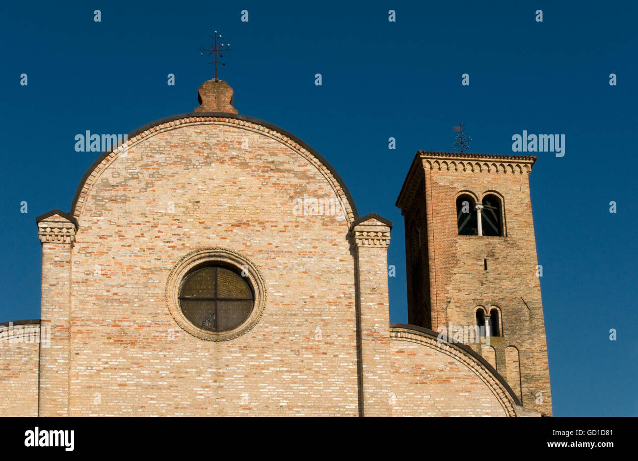 Romanesque cathedral, basilica, built in 1466, Piazza Celso Costantini ...
