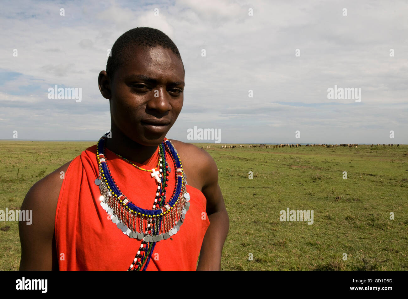 Maasai man, portrait, Masai Mara, Kenya, Africa Stock Photo - Alamy
