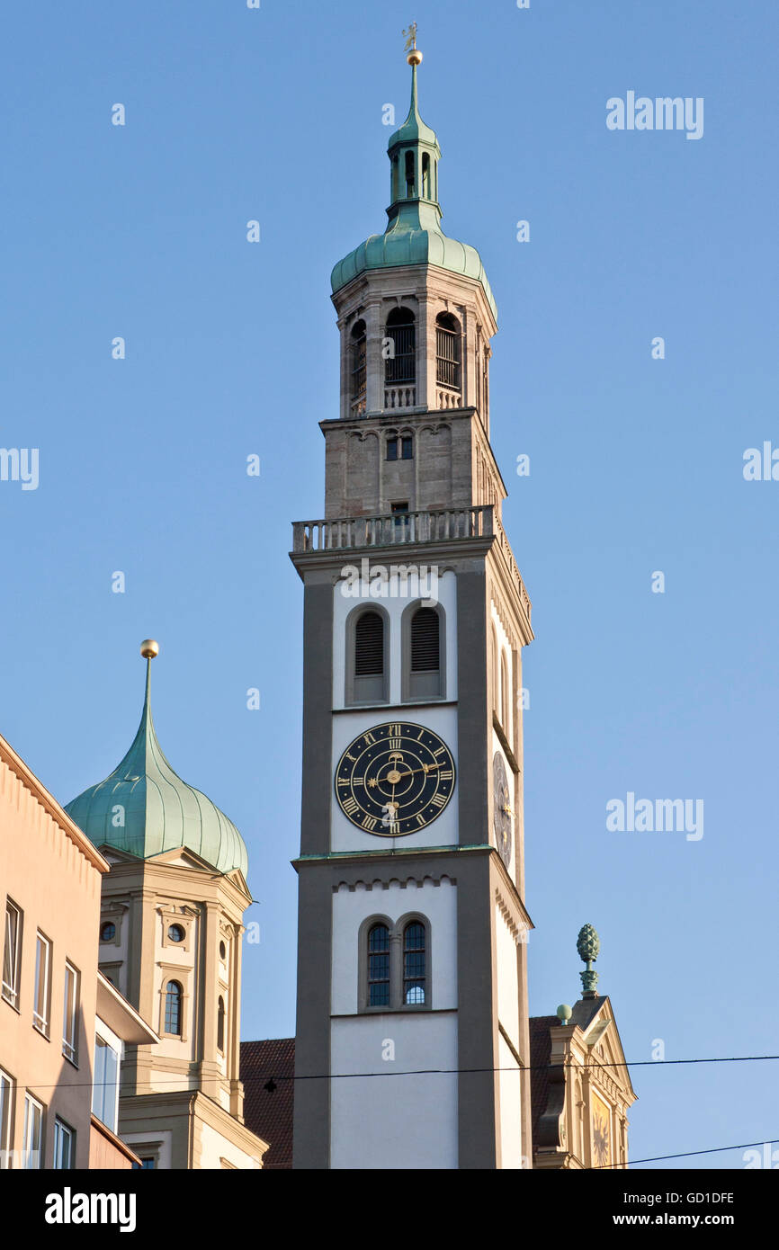 Perlach Tower, Augsburg, Bavaria Stock Photo - Alamy