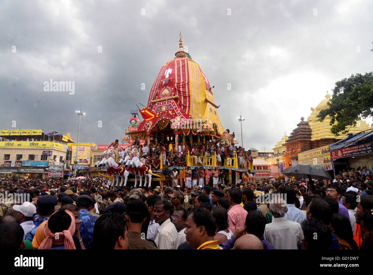 The chariots of lord jagannath hi-res stock photography and images - Alamy