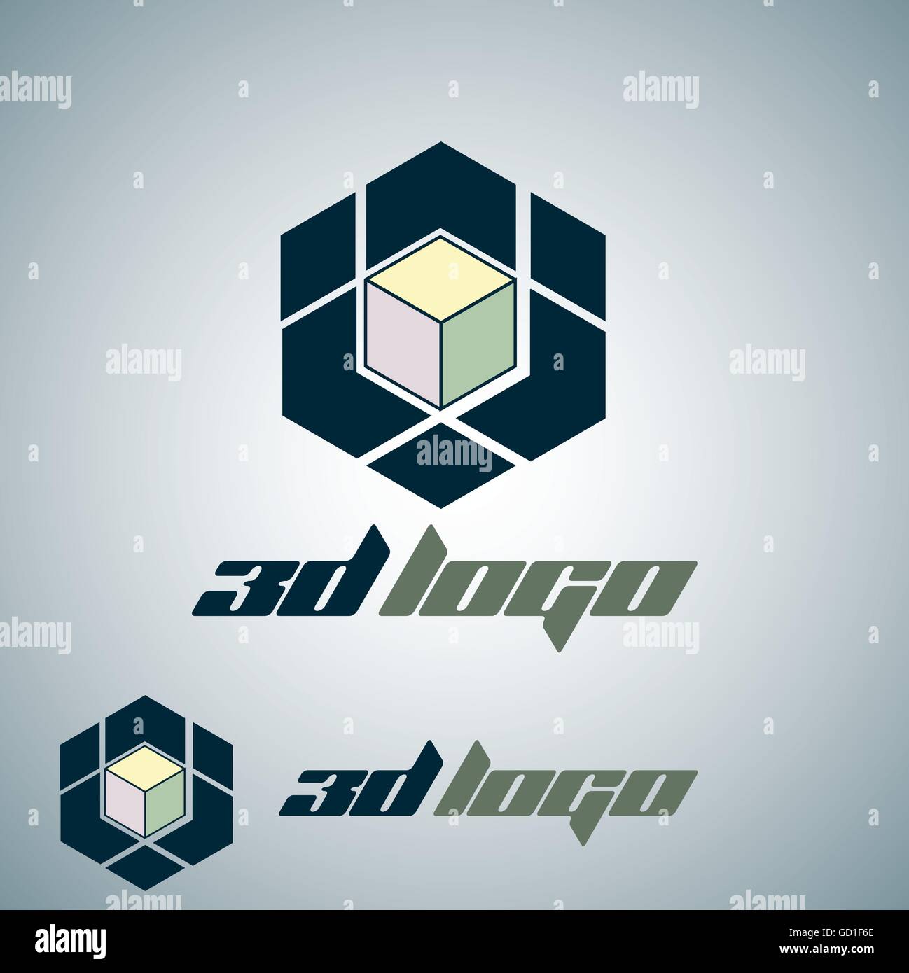 3d logo hi-res stock photography and images - Alamy