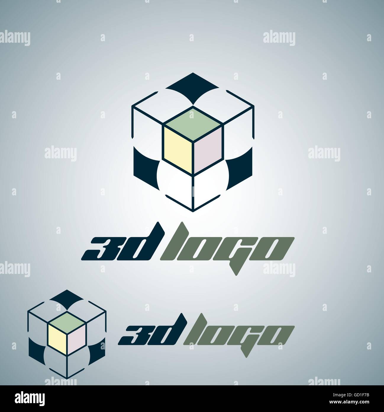 3d logo hi-res stock photography and images - Alamy