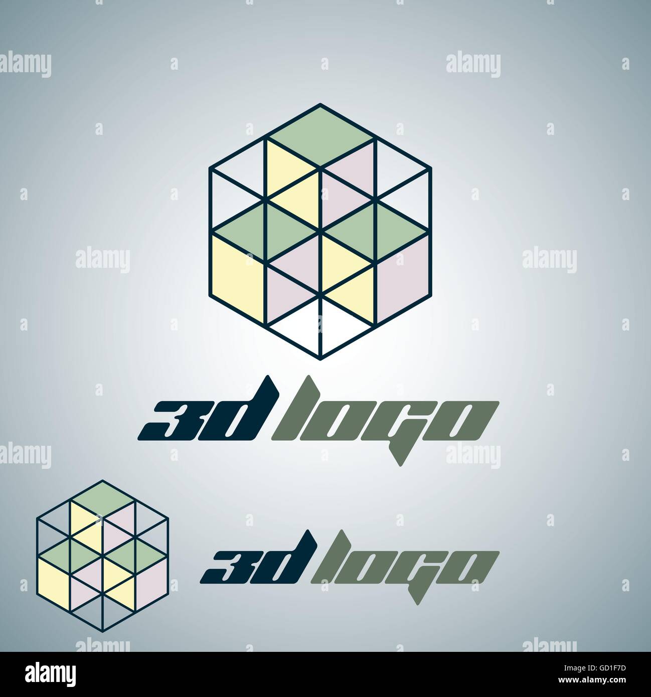 3d logo hi-res stock photography and images - Alamy