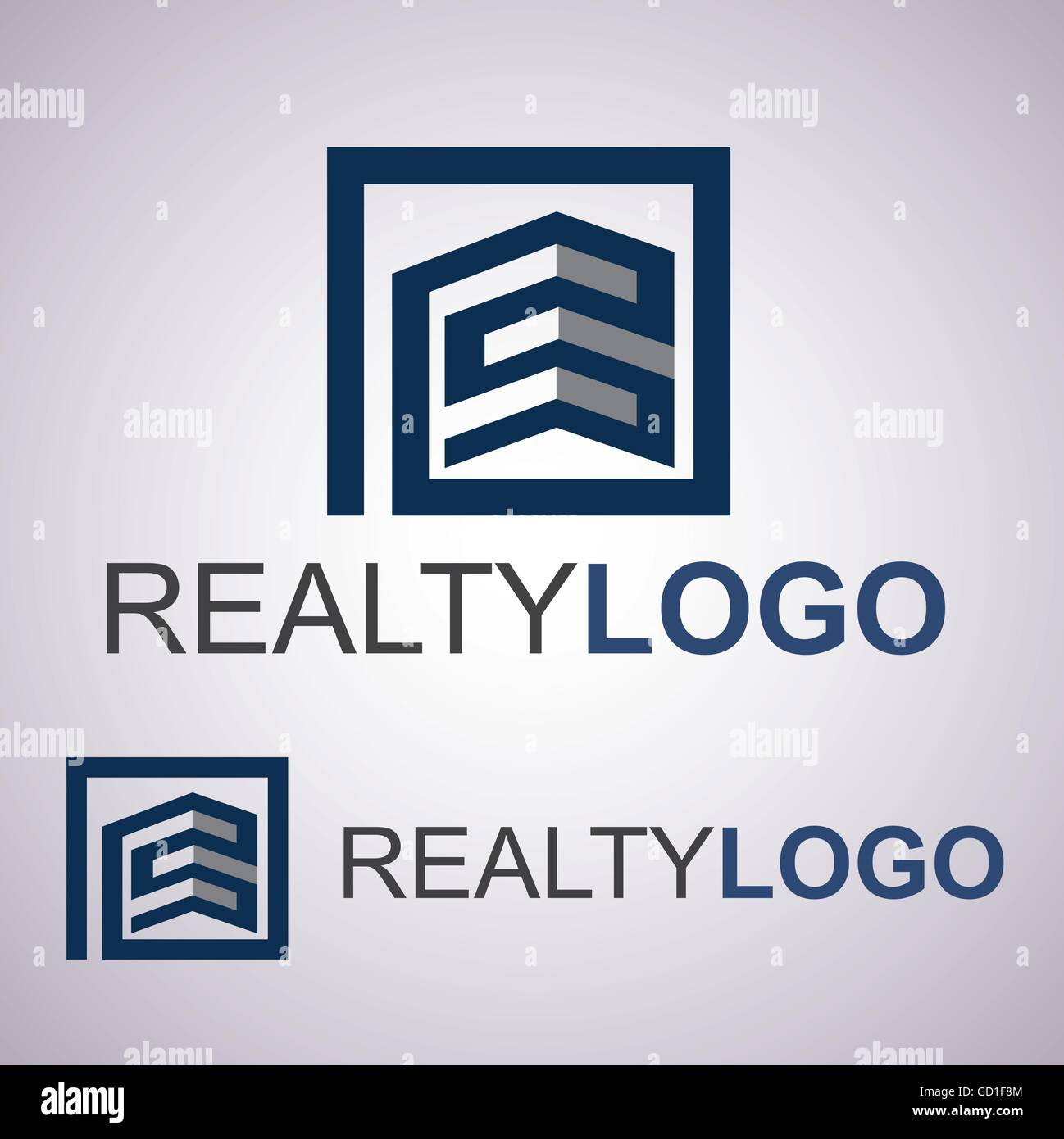 realty logo designed in a simple way so it can be use for multiple ...