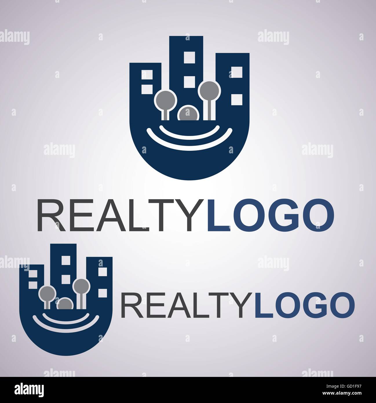 realty logo designed in a simple way so it can be use for multiple ...