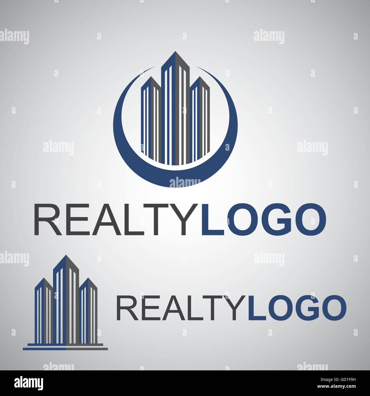 realty logo designed in a simple way so it can be use for multiple ...