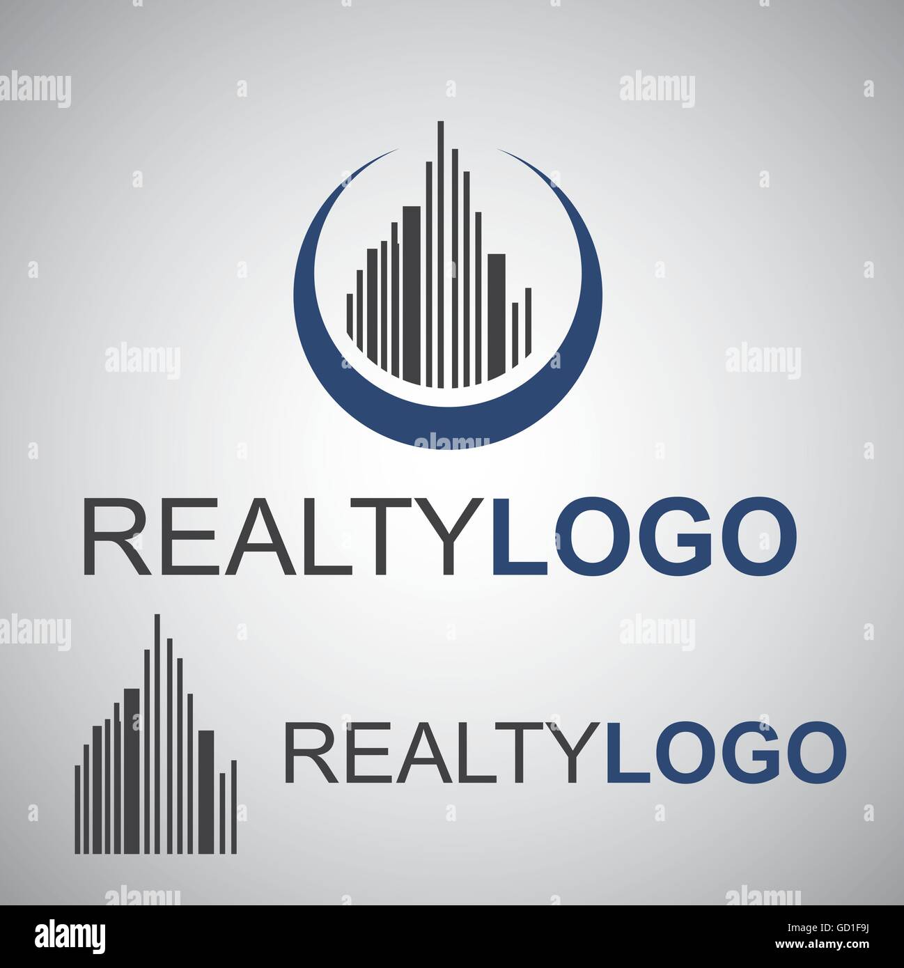 realty logo designed in a simple way so it can be use for multiple ...