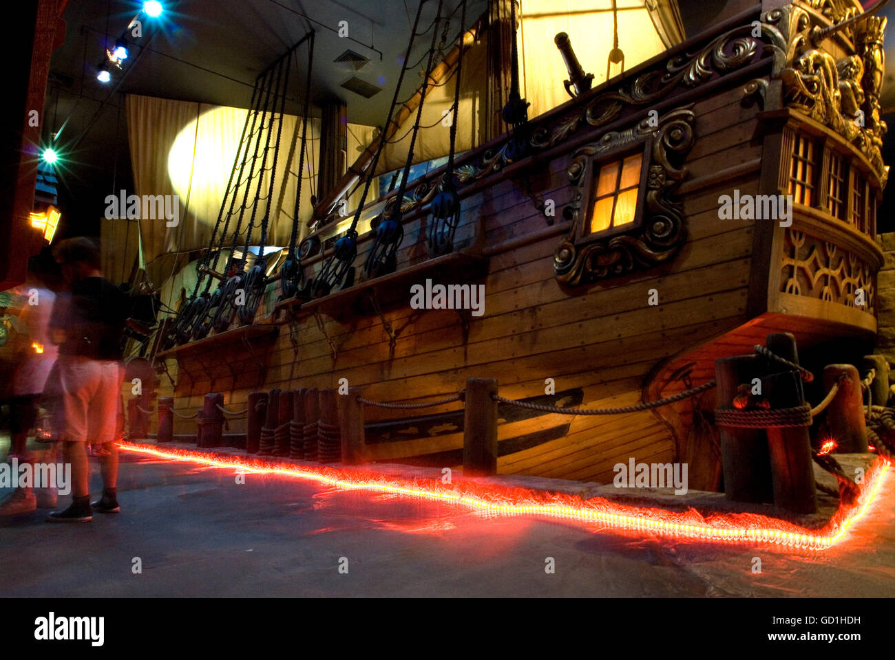 Revenge pirate galleon. Pirate Museum. Nassau, New Providence Island ...