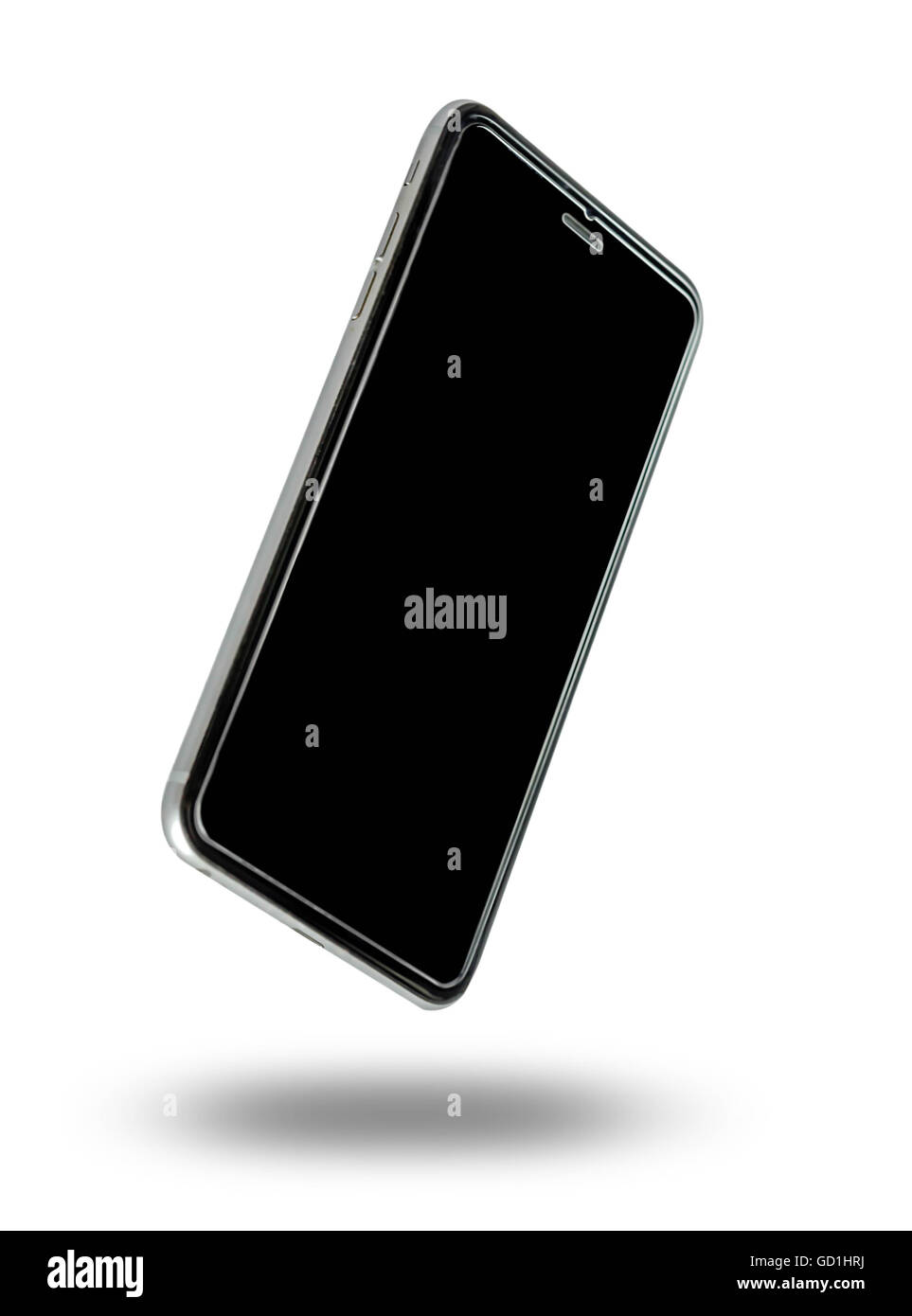Black new smart phone Cut Out Stock Images & Pictures - Alamy