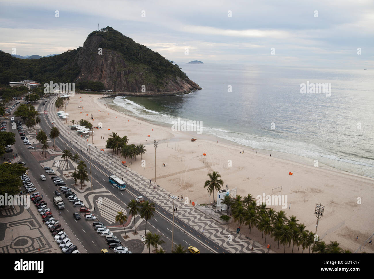 Leme Beach and Leme Fort; Rio de Janeiro, Brazil Stock Photo - Alamy