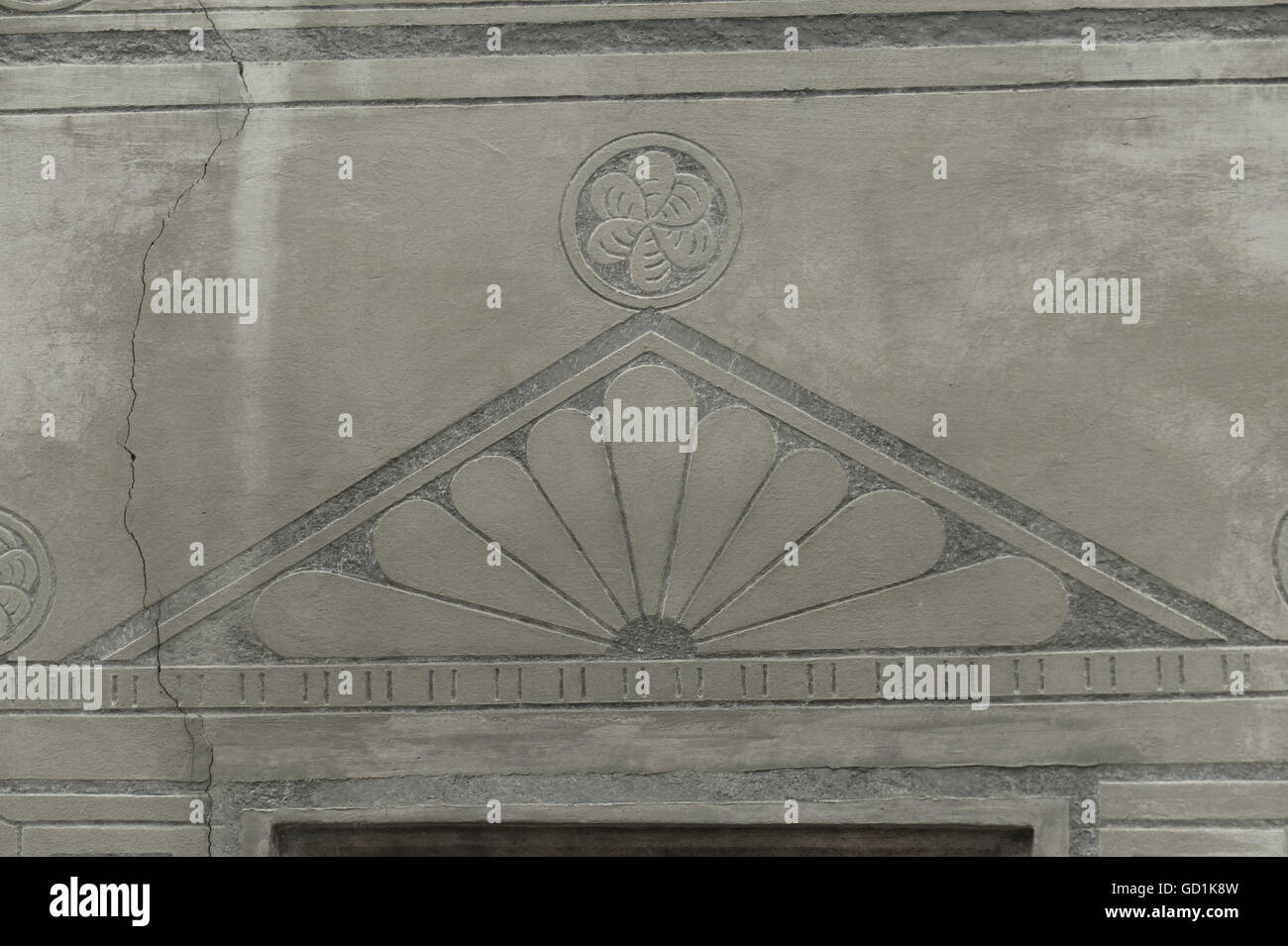 colorful tables and chairs stacked Vienna Austria Stock Photo - Alamy