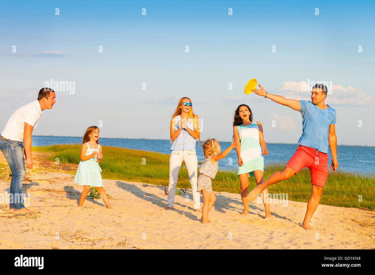 Ultimate Frisbee Beach High Resolution Stock Photography and Images - Alamy