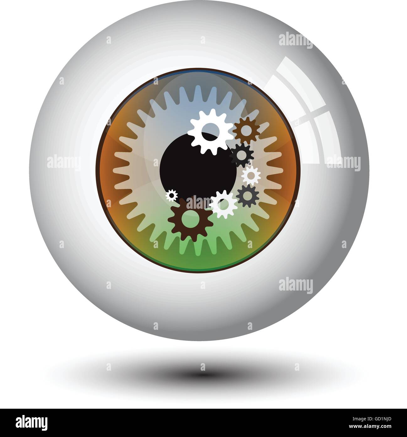 Realistic eye Stock Vector Images - Alamy