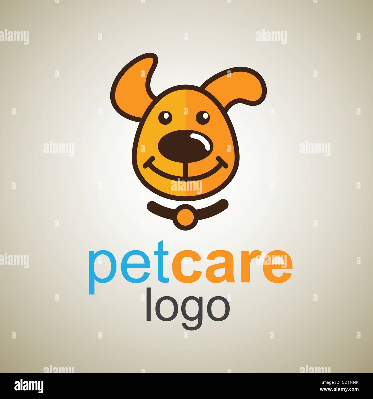 pet care logo designed in a simple way so it can be use for multiple ...