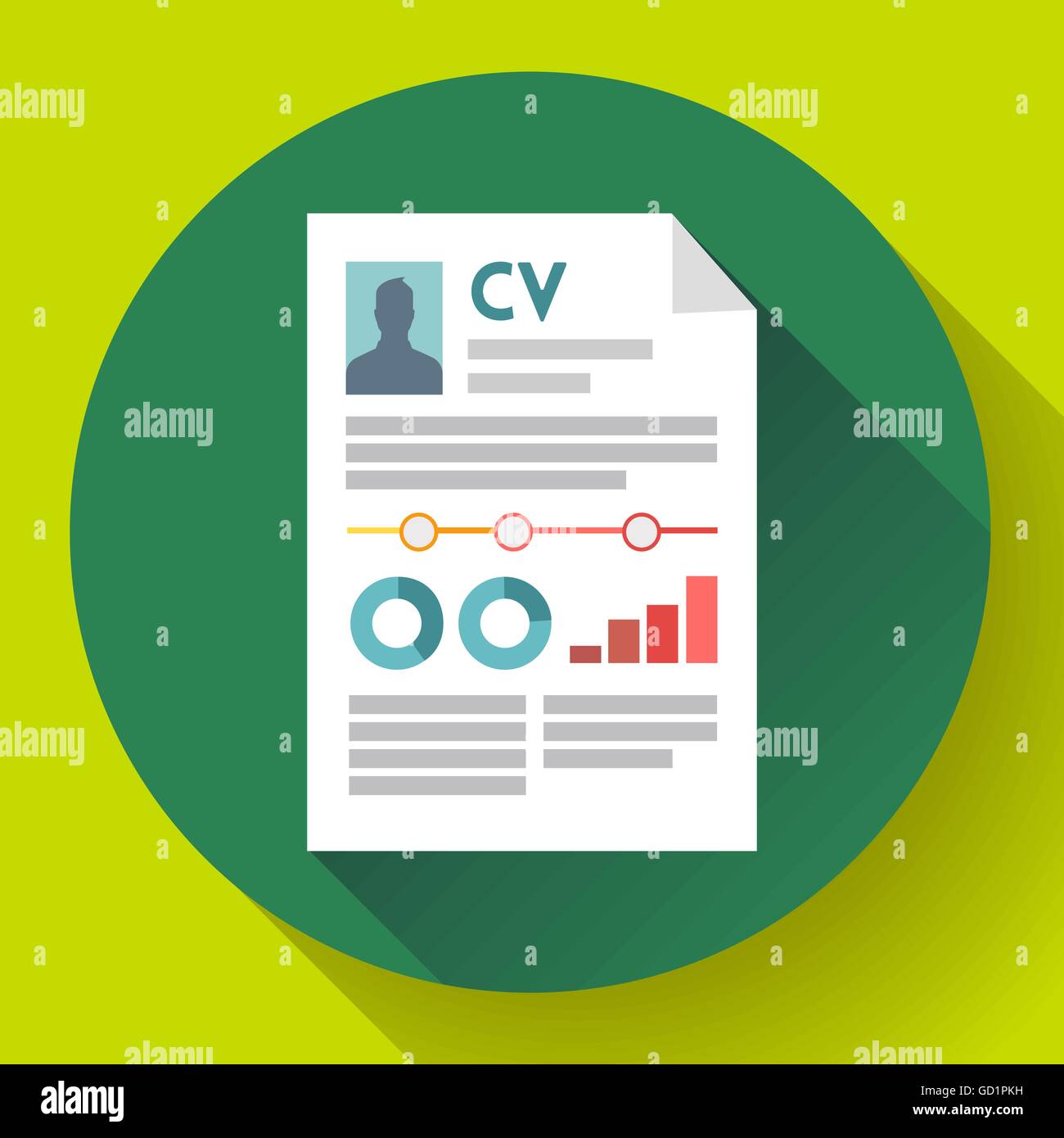 Simple cv hi-res stock photography and images - Alamy
