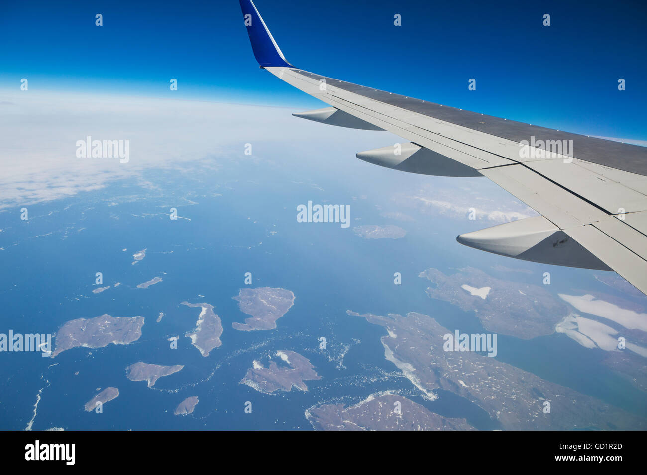 Flying over Scandinavia; Sweden Stock Photo - Alamy