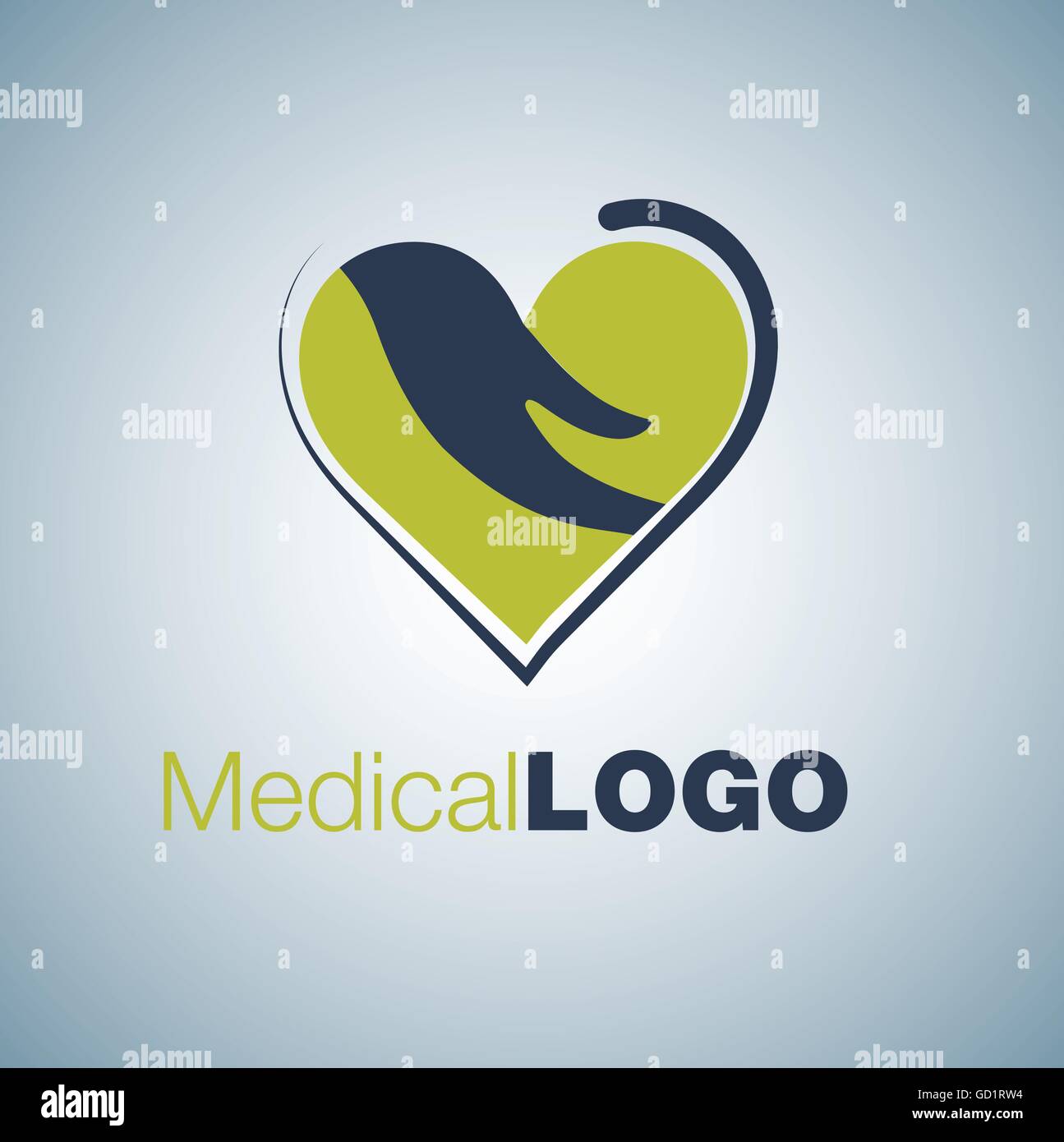 medical logo designed in a simple way so it can be use for multiple ...