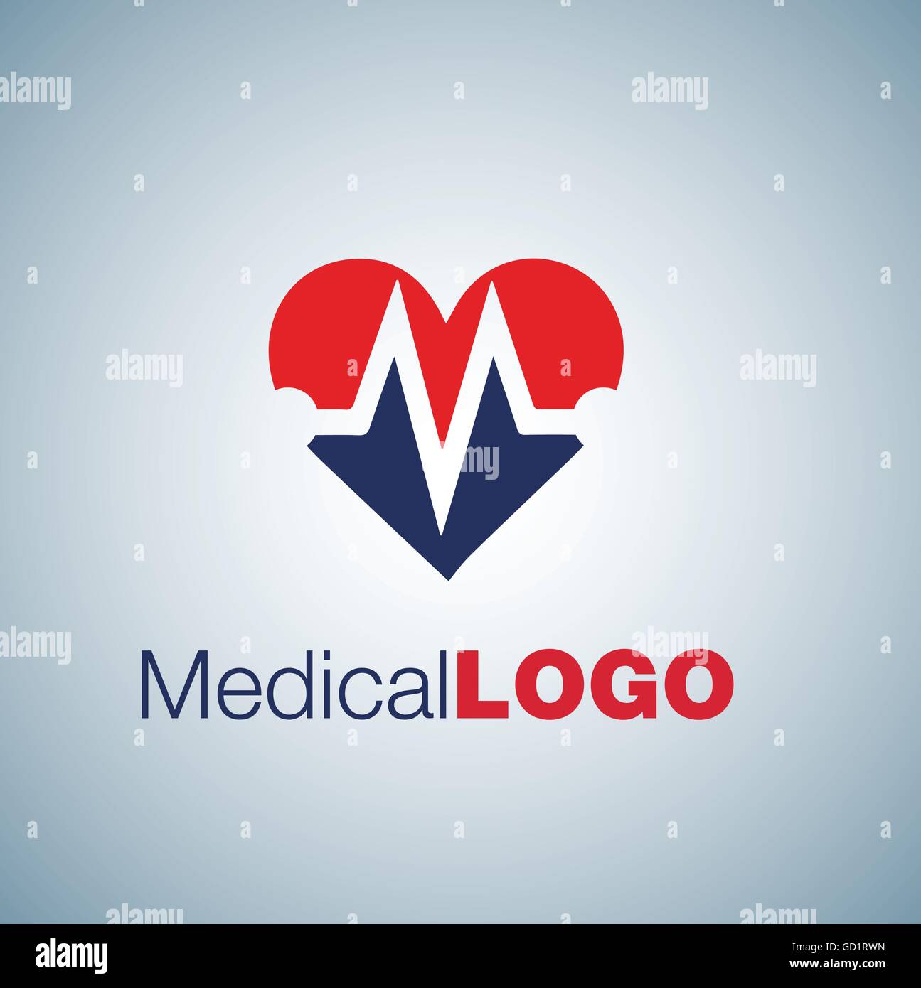 medical logo designed in a simple way so it can be use for multiple ...