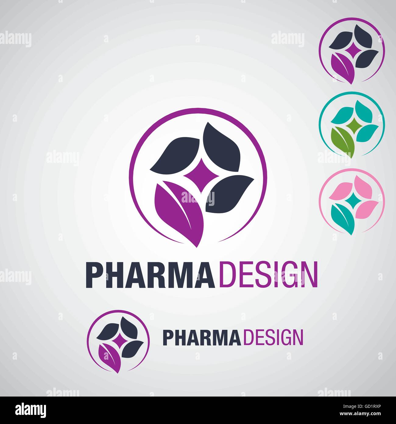 Clinic medic logo in Stock Vector Images - Alamy