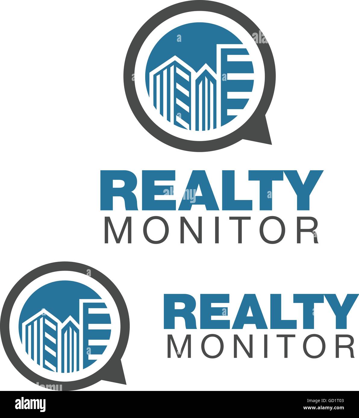 Real estate logo symbols hi-res stock photography and images - Alamy