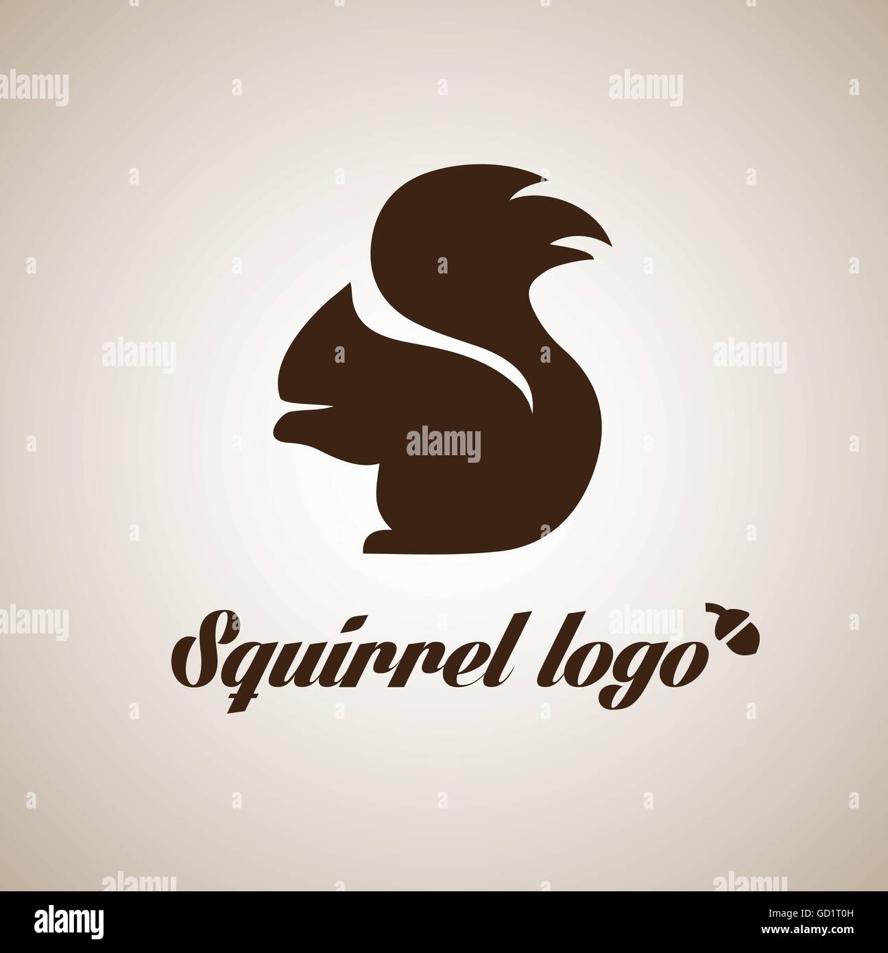 Squirrel logo hi-res stock photography and images - Alamy
