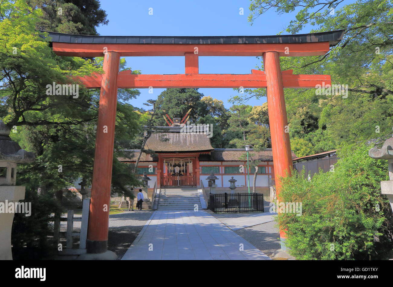 Yoshida shrine in Kyoto Japan.Shinto shrine located in in Kyoto and was ...