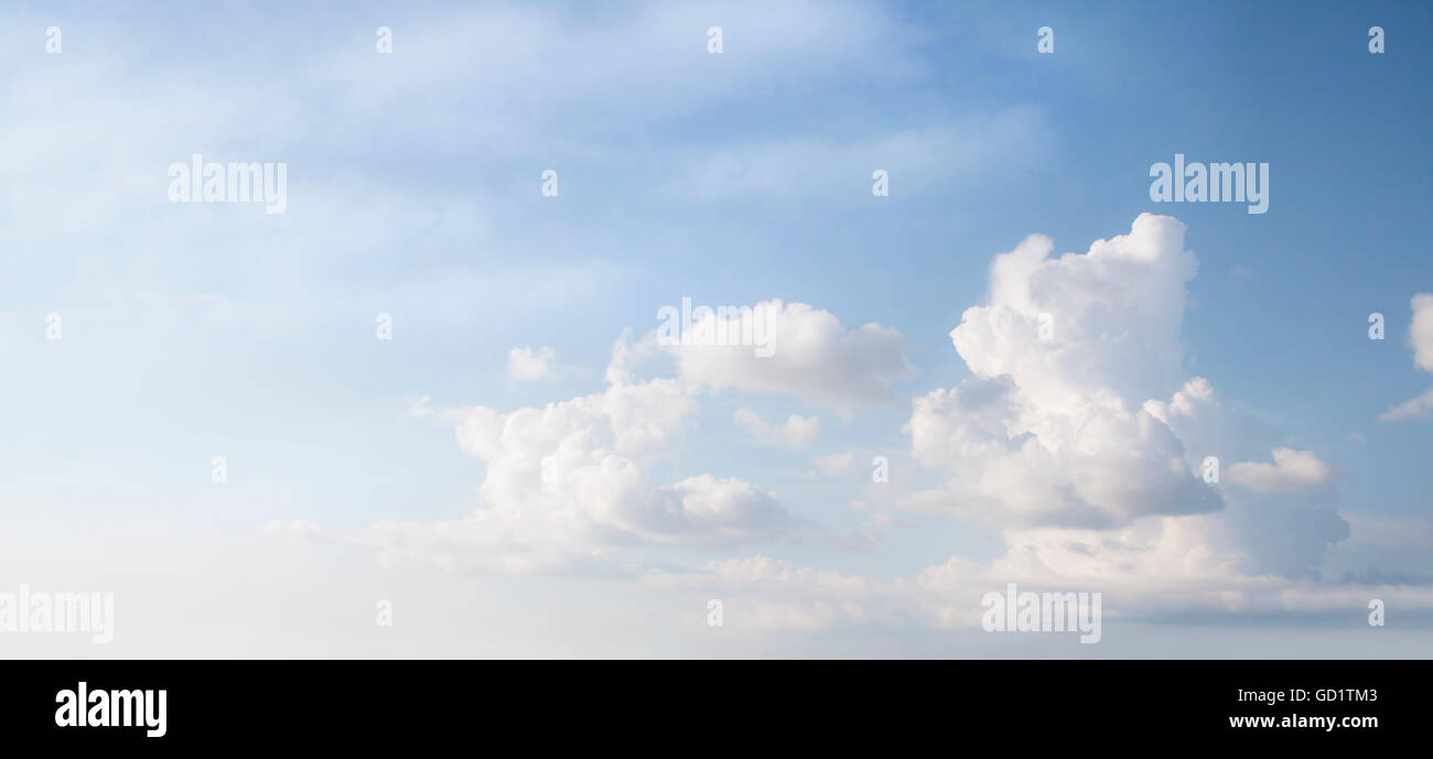 Clouds in a blue sky; Toronto, Ontario, Canada Stock Photo - Alamy