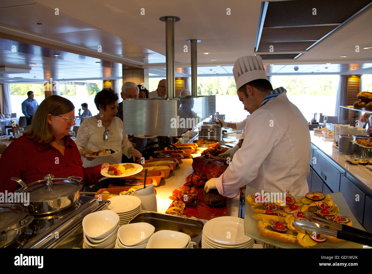 Following a day in Heidelberg, a hearty German buffet greets Viking ...