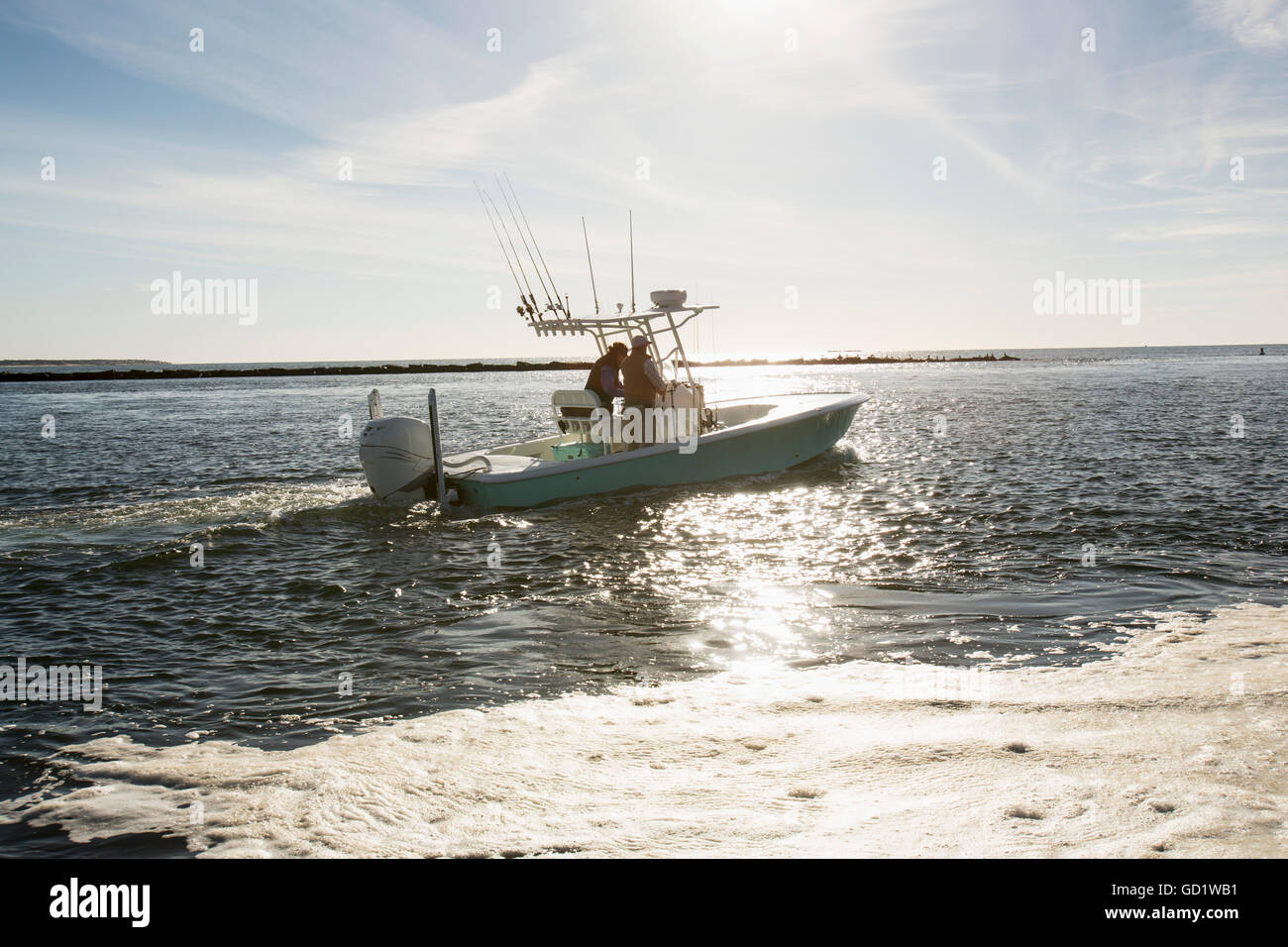 Blue fin tuna fishing off the coast of Cape Cod; Massachusetts, United ...