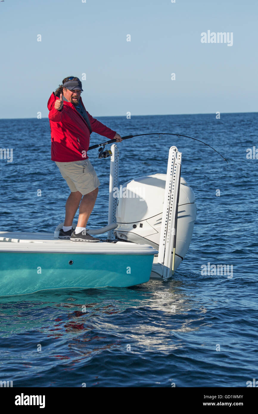 Fishing from a boat on the Atlantic ocean; Cape Cod, Massachusetts ...