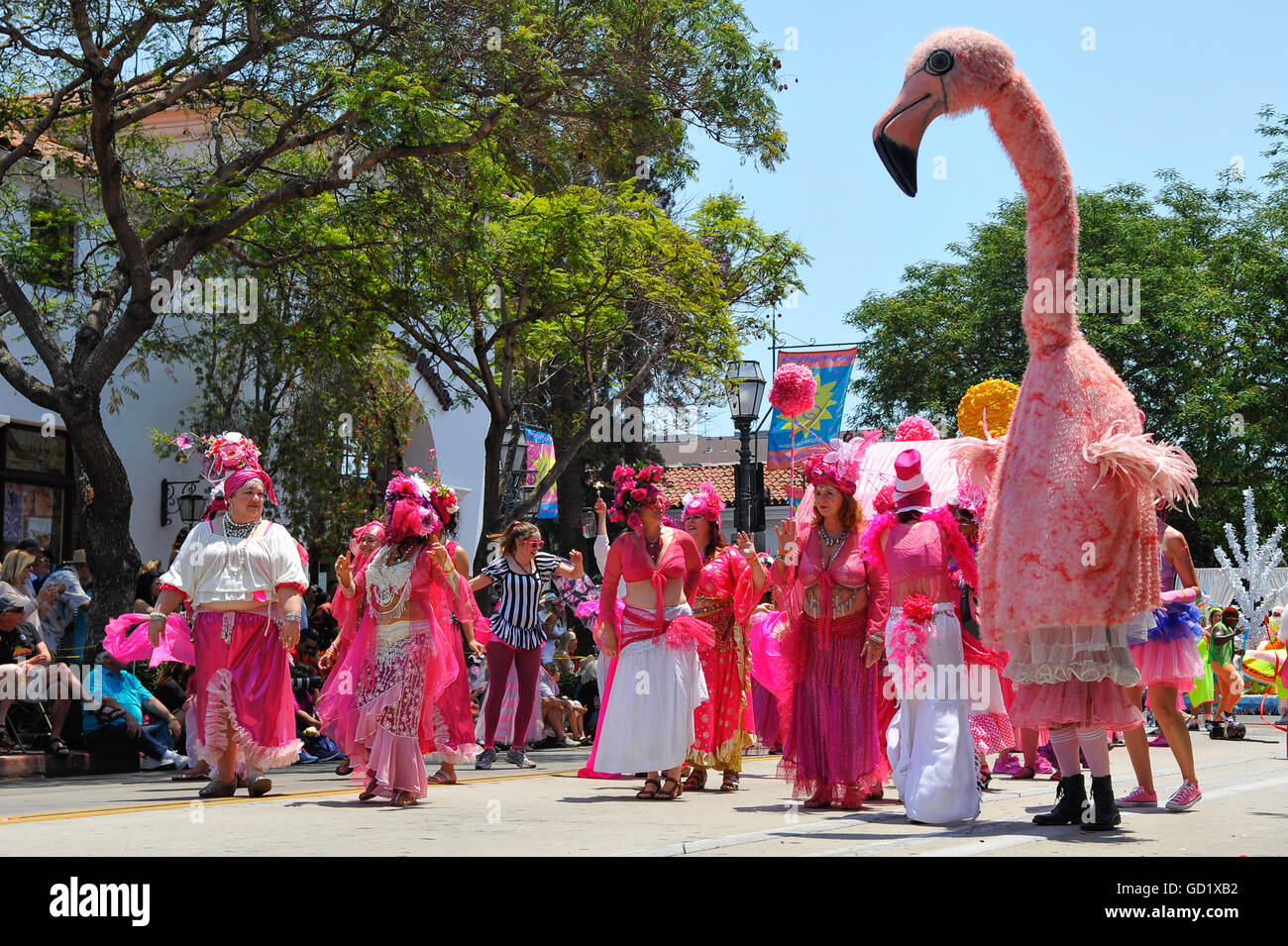 Summer solstice parade santa barbara hi-res stock photography and ...