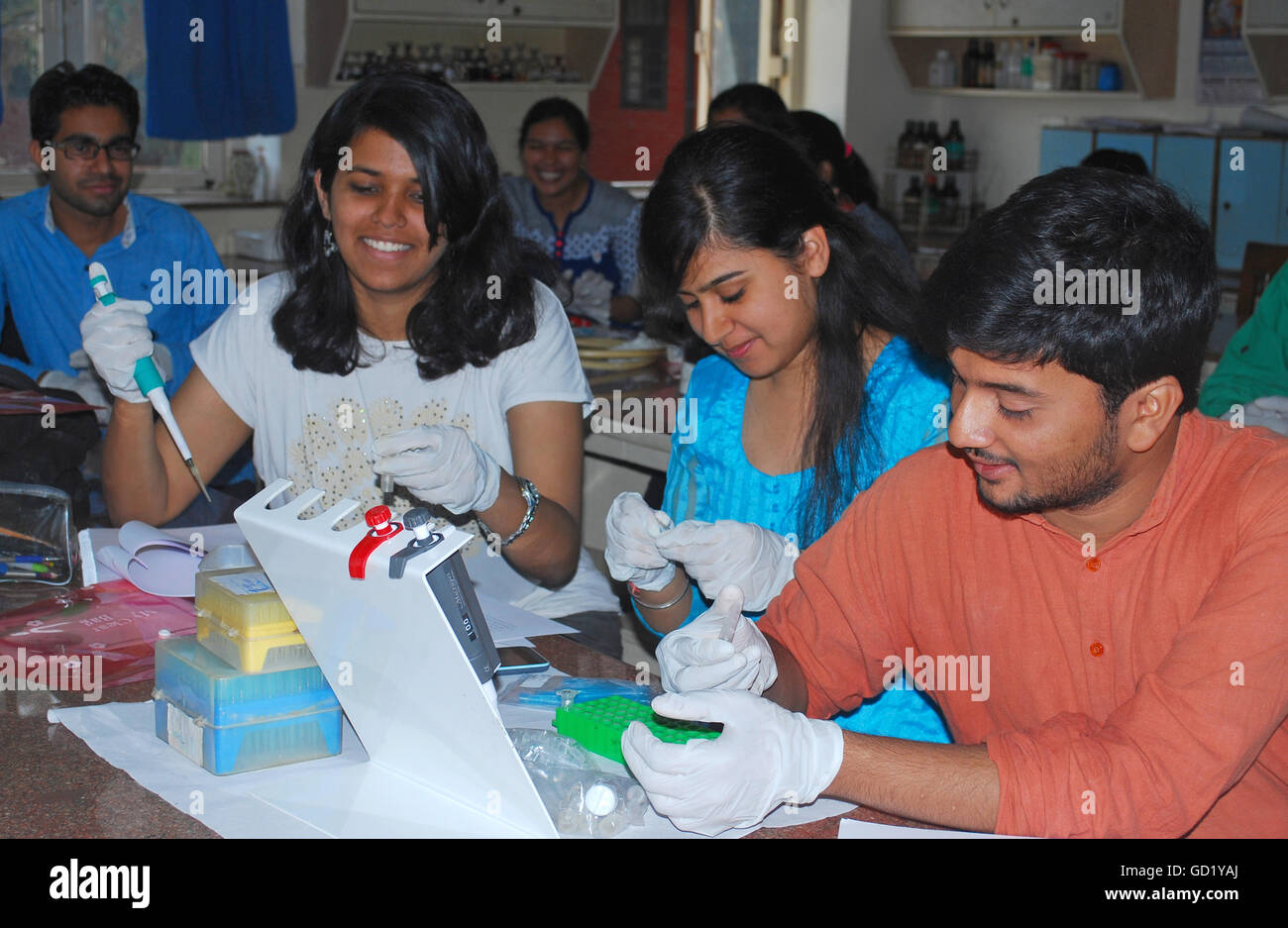 Analysis in Laboratory Stock Photo - Alamy