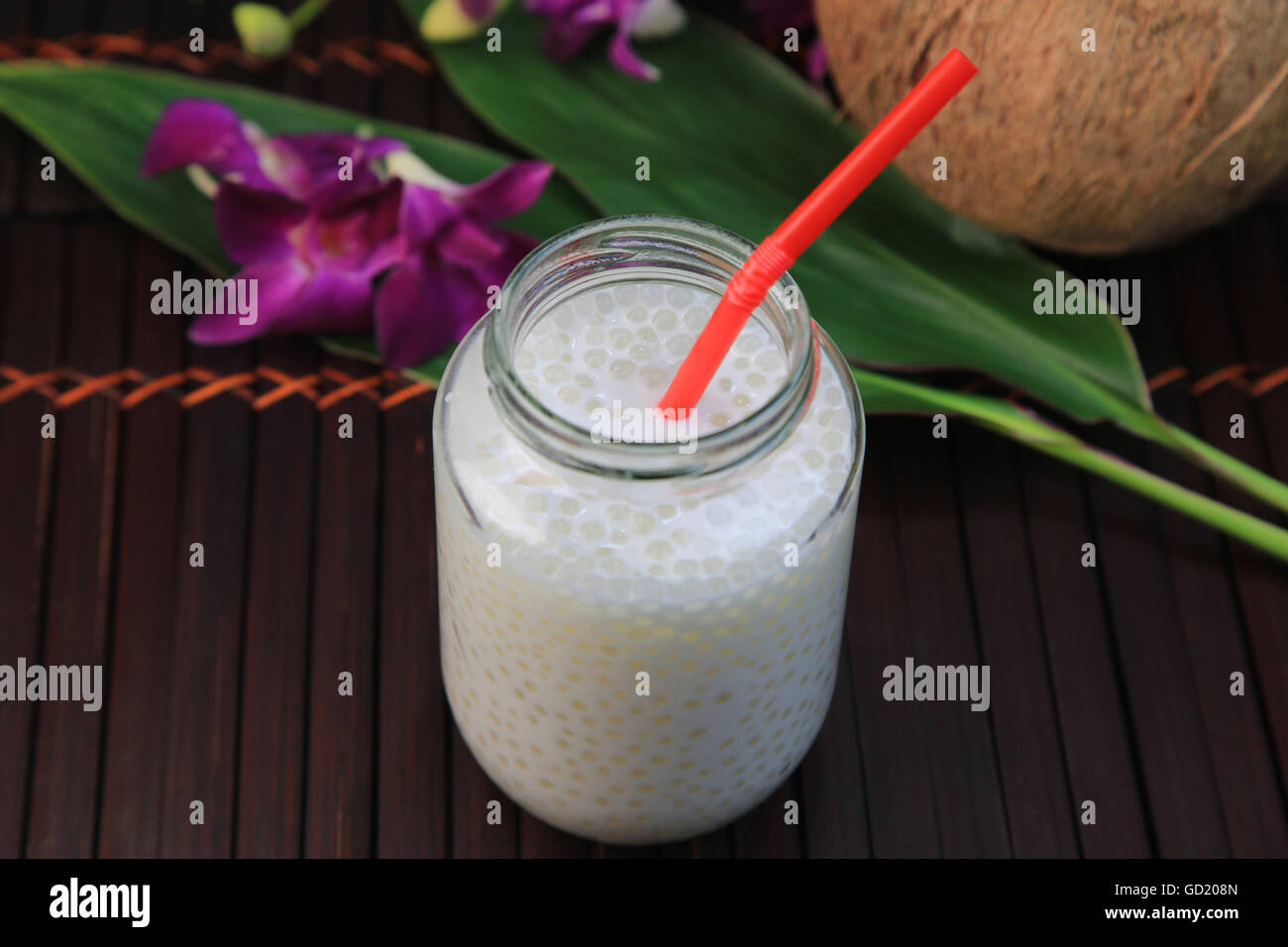 Tapioca with coconuts hi-res stock photography and images - Alamy