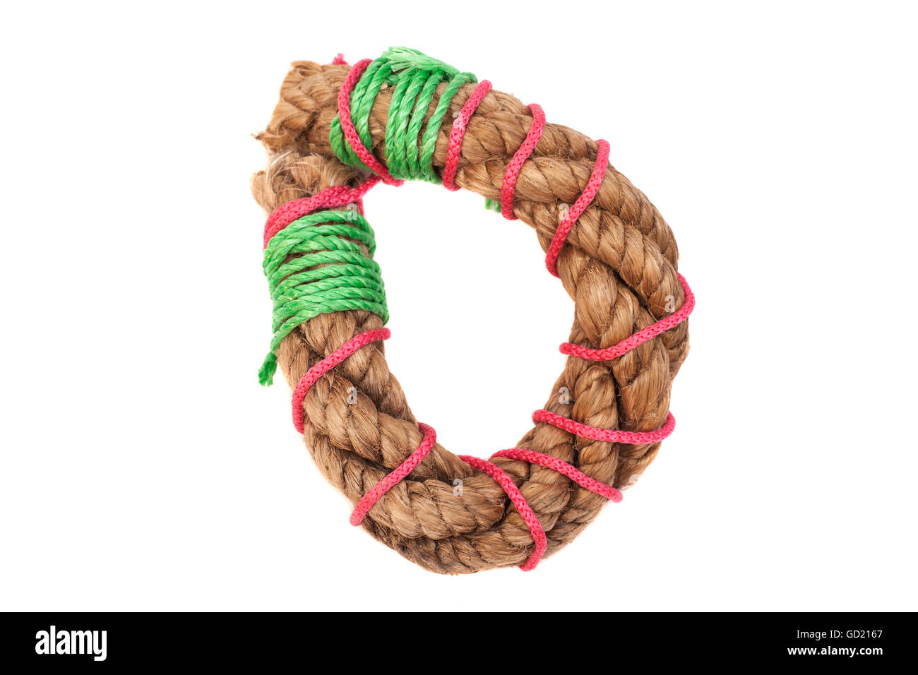 Rope isolated on white background Stock Photo - Alamy
