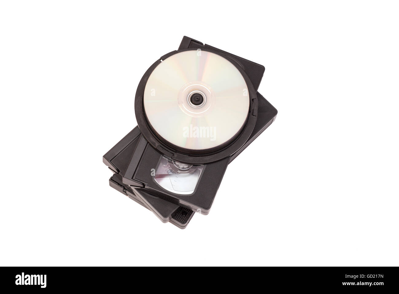 Dvd cassette cd hi-res stock photography and images - Alamy