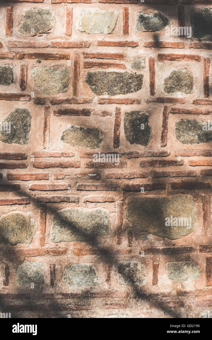 Ancient islamic wall on mosque. Bricks and stones Stock Photo - Alamy