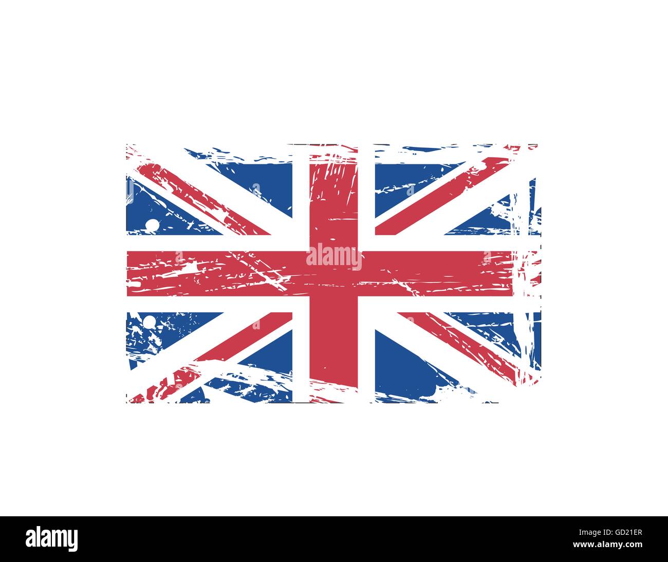 Weathered british flag Stock Vector Images - Alamy