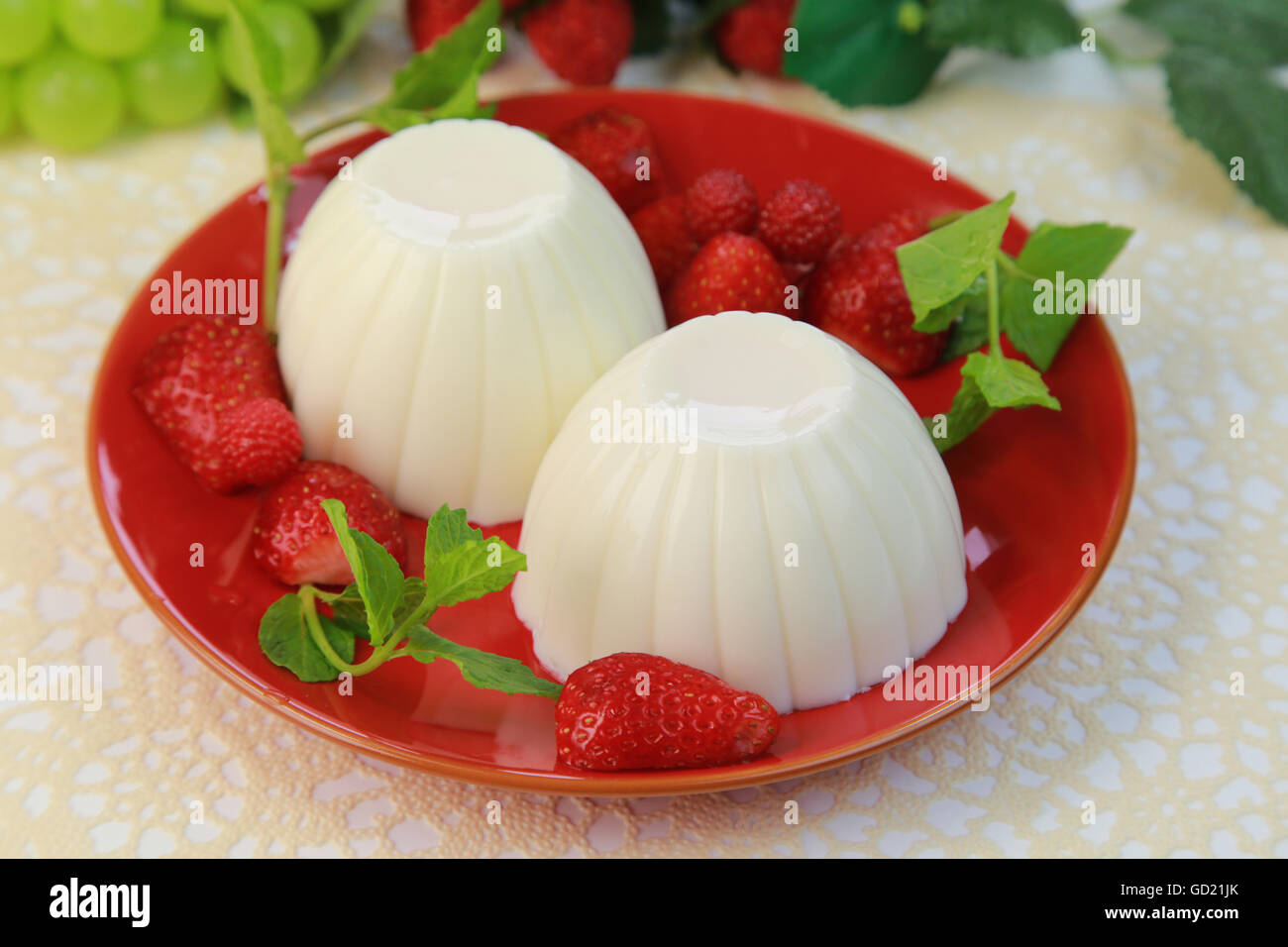 Blancmange hi-res stock photography and images - Alamy