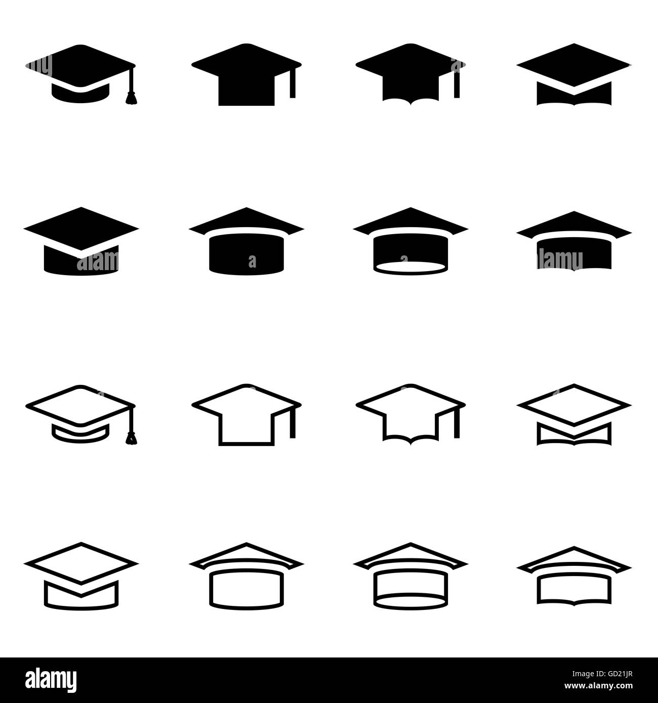 Academic cap Black and White Stock Photos & Images - Alamy