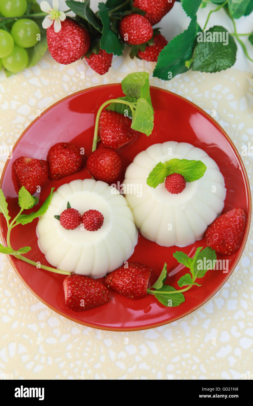 Blancmange High Resolution Stock Photography and Images - Alamy