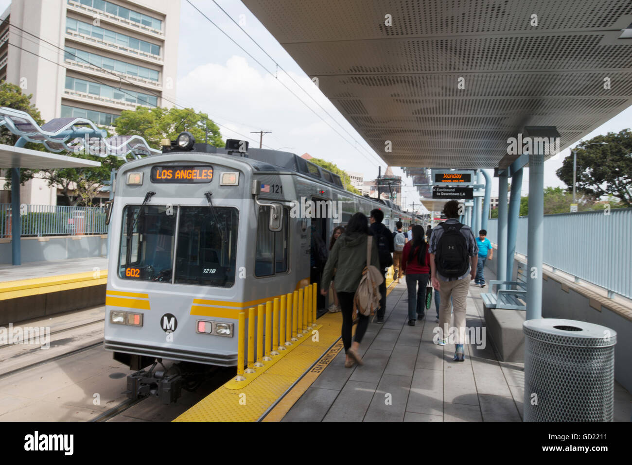 Los angeles metro train hi-res stock photography and images - Alamy