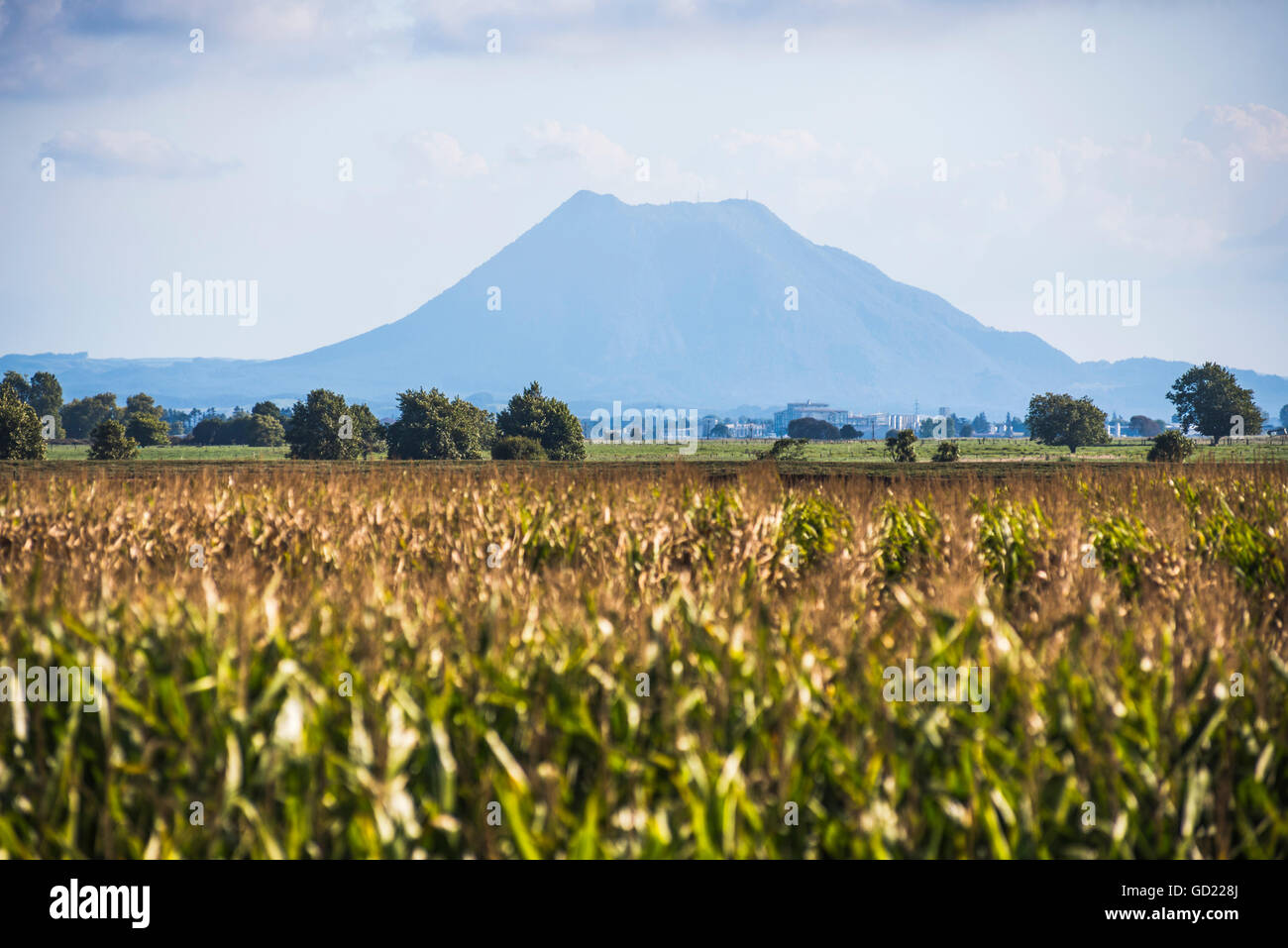 Mount Edgecumbe (Putauaki), near Whakatane, Bay of Plenty, North Island ...