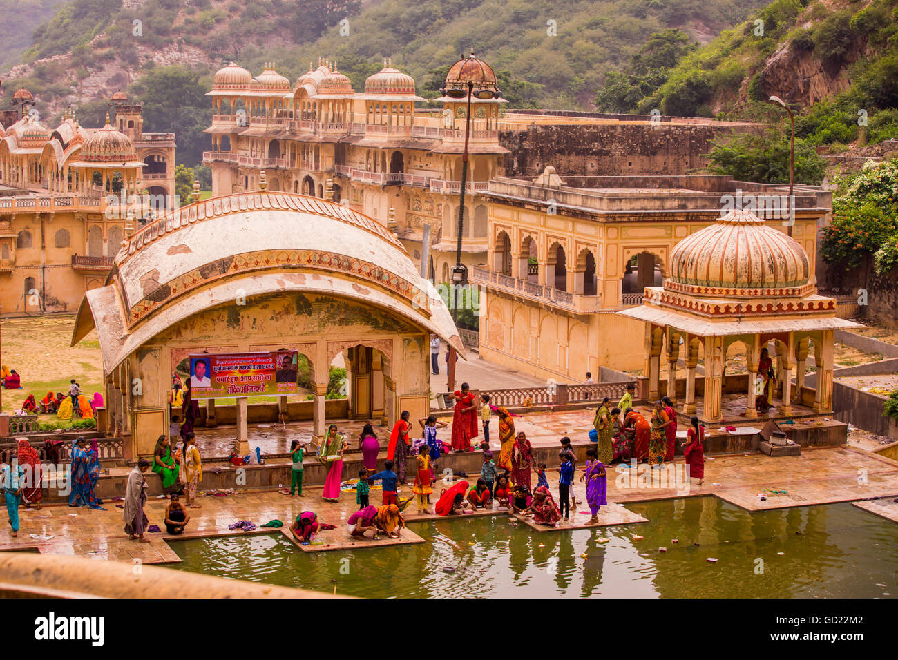 Rajasthan india bathing jaipur hi-res stock photography and images - Alamy