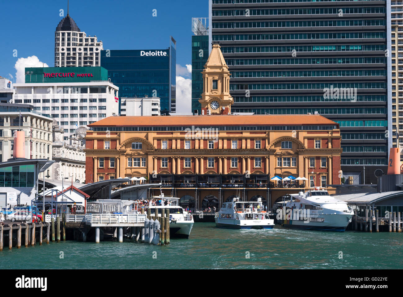 Auckland Ferry Terminal, Auckland, North Island, New Zealand, Pacific ...