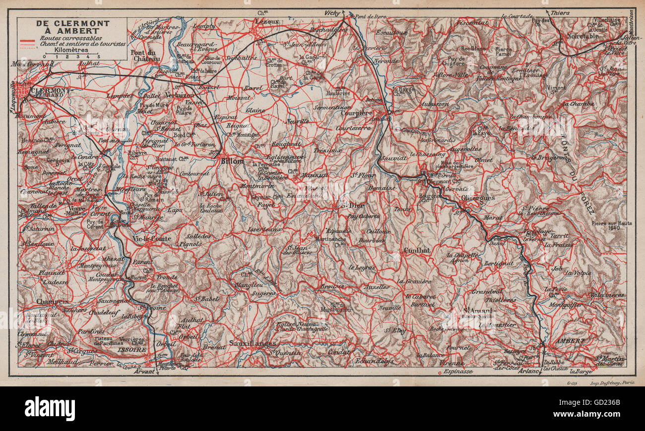 PARC LIVRADOIS-FOREZ. Clermont-Ferrand Billom Ambert Issoire. Auvergne ...