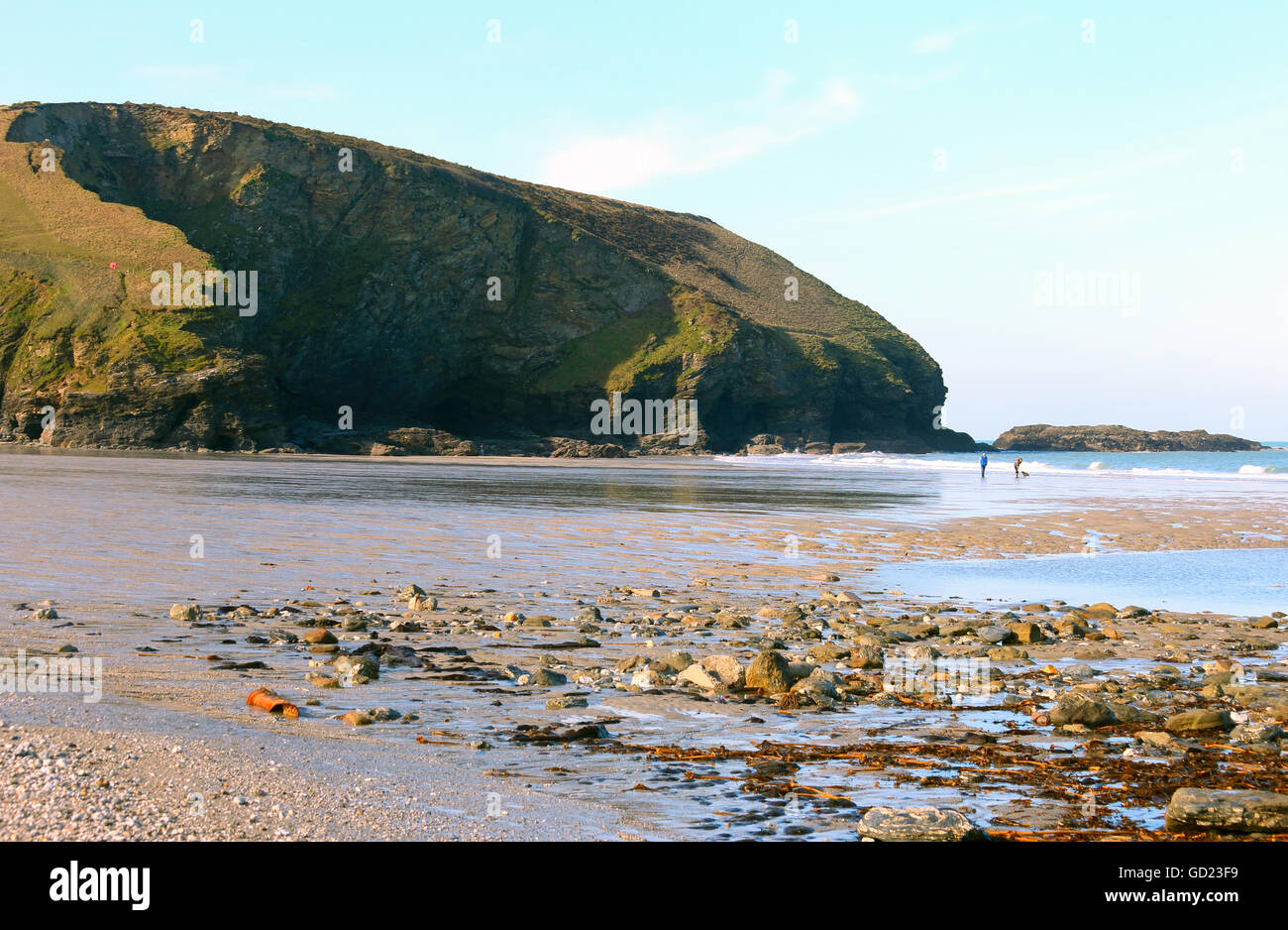 Portreath beach cornwall hi-res stock photography and images - Alamy