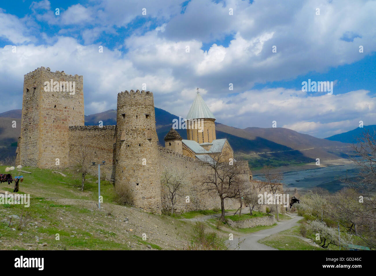 Castle in the countryside of Tbilisi, The Republic of Georgia, Central ...