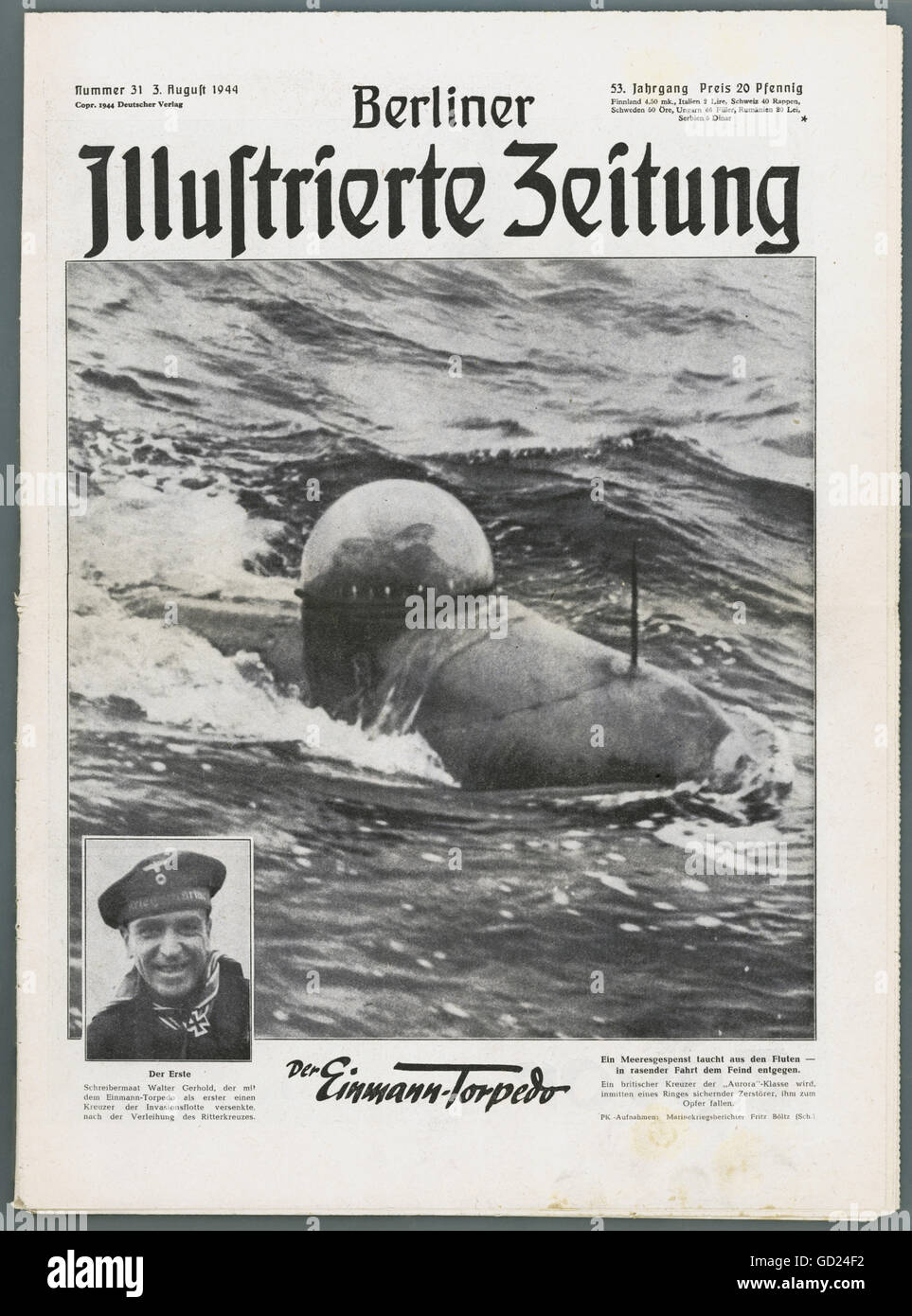 events, Second World War / WWII, naval warfare, German miniature ...