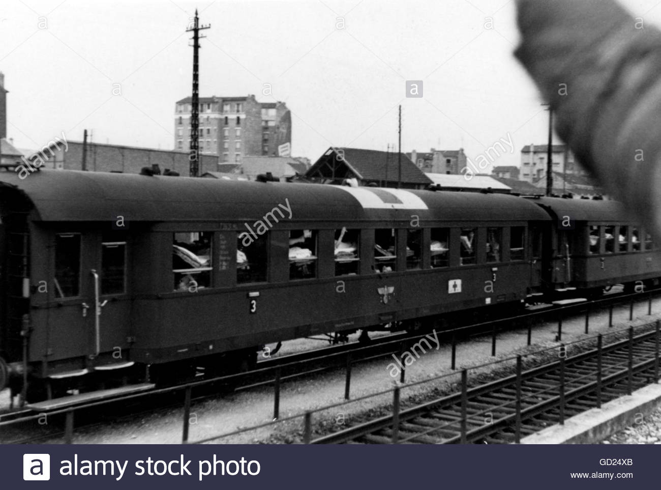 events, Second World War / WWII, medical service, German hospital Stock ...